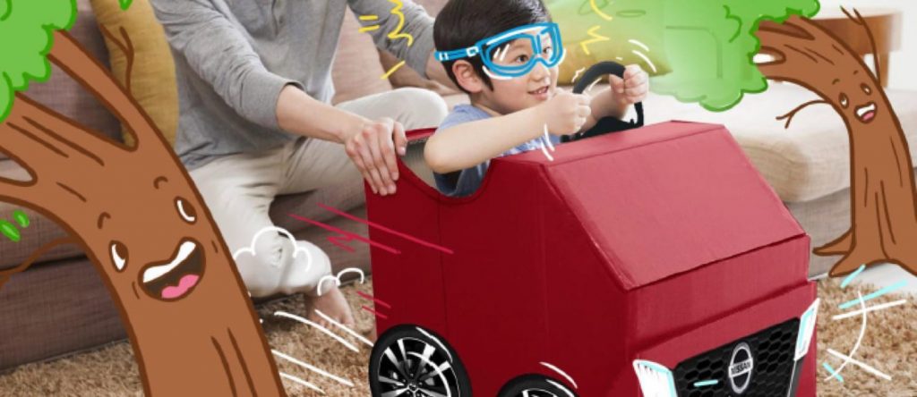 Kids Bored, this summer? Learn how to make a Nissan Cardboard Box Car ...