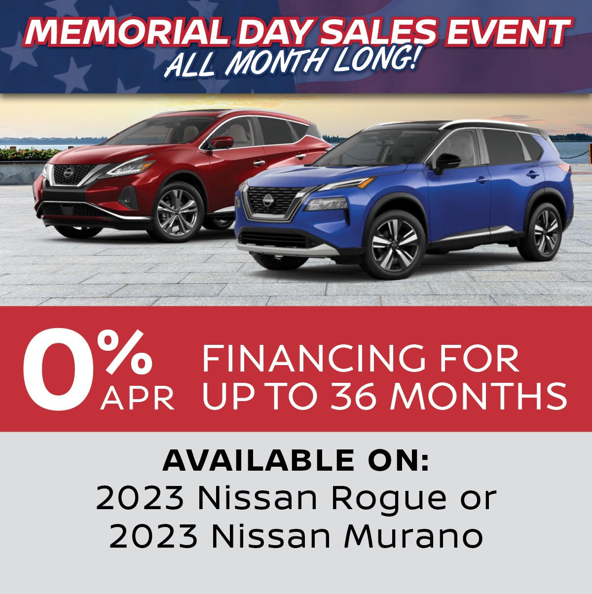 Get Ready for the Memorial Day Sales Event at Passport Nissan MD: 0% ...